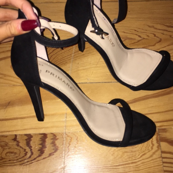 Princess Polly | Shoes | Ankle Strap Black Heels | Poshmark